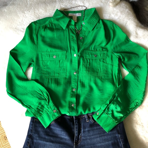 Forever 21 | Tops | Forever 2 Essentials Xs In Christmas Green | Poshmark